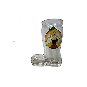 Essence of Europe Gifts Das Beer Boot Oktoberfest Lady Shot Glass