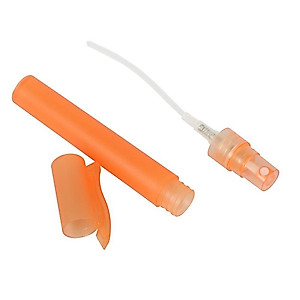Furnido 10ml 1/3oz Mini Portable pen Perfume Bottle Spray Bottle sample small empty containers fragrances atomizer refillable bottles colored Plastic Pen Shape Travel set-pack of 10 Random Color