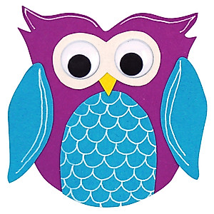 Creativity Street - AC3438-02 Peel and Stick Wiggle Eyes, Assorted Sizes, Black on White, Set of 137