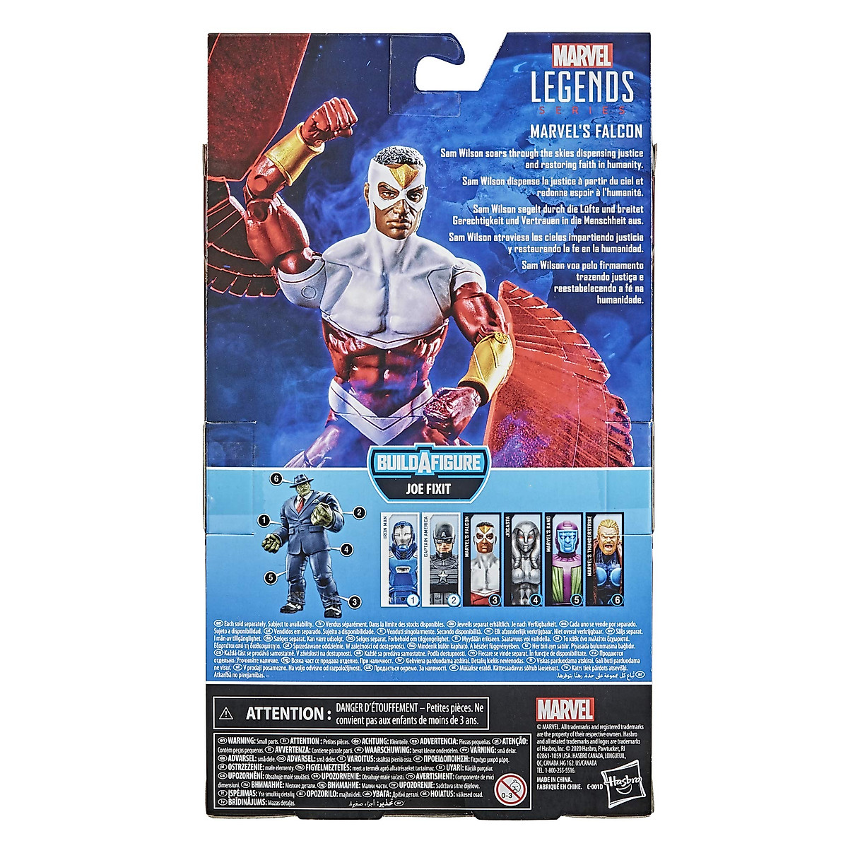 Hasbro Marvel Legends Series 6-inch Collectible Marvel's Falcon Action Figure Toy, Ages 4 and Up