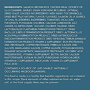 Amazon Brand – Wag Dry Dog Food, Salmon and Brown Rice, 5 lb Bag (Packaging May Vary)