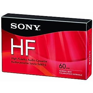 Sony C60HFR Single 60-Minute Type 1 Audio Cassette Tape