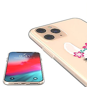 Toik Slim TPU Case for Apple iPhone 11 Pro Xs Max Xr 10 X 8 Plus 7 6s 5s SE Cover Design Silicone Cute Women Protective Girls Cartoon Lightweight Flexible Gift Print Alpaca Clear Llama Kawaii