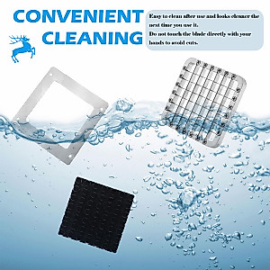 French Fry Cutter, Heavy Duty Professional Stainless Steel Potato Cutter, Removable Handle and 4 Suction Feet, 1/2-inch, 3/8-inch Blades for Potatoes, Onions, Carrots, Cucumbers, Air Fryer