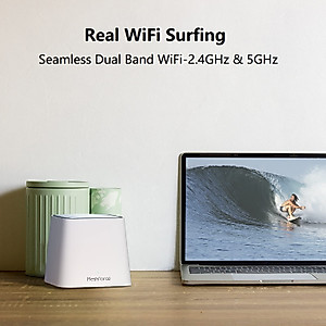 Meshforce Mesh WiFi System M3 (2023 Model) - Up to 4,500 sq. ft. Whole Home Coverage - Gigabit WiFi Router Replacement - Mesh Router for Wireless Internet (3 Pack)