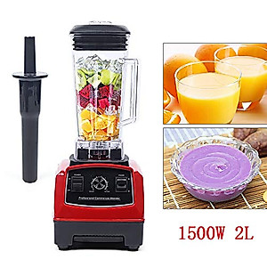 Professional Blender, 2L 1500W Commercial Countertop Blender Smoothie Maker High Speed Power Blender for Smoothies, Ice and Frozen Fruit