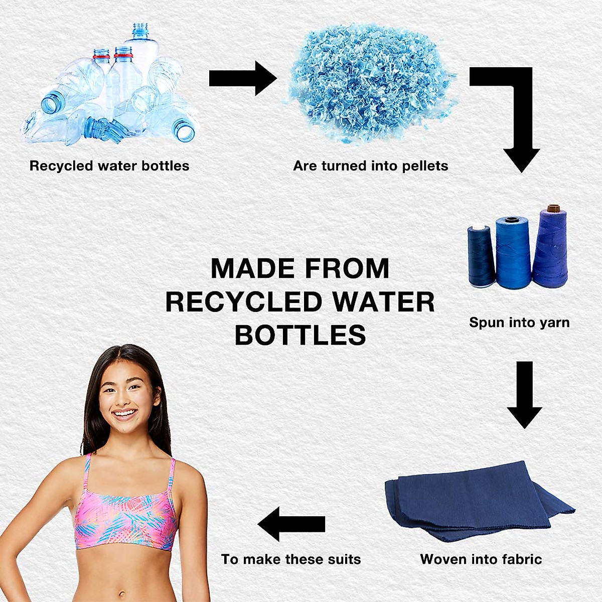 Speedo Women's Standard Swimsuit Top Bikini Endurance Strappy Back Demi, Throwing Shade, X-Large