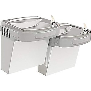 Elkay EZSTL8SC Wall Mount Bi-Level ADA Versatile Cooler, Non-Filtered, 8 GPH, Stainless
