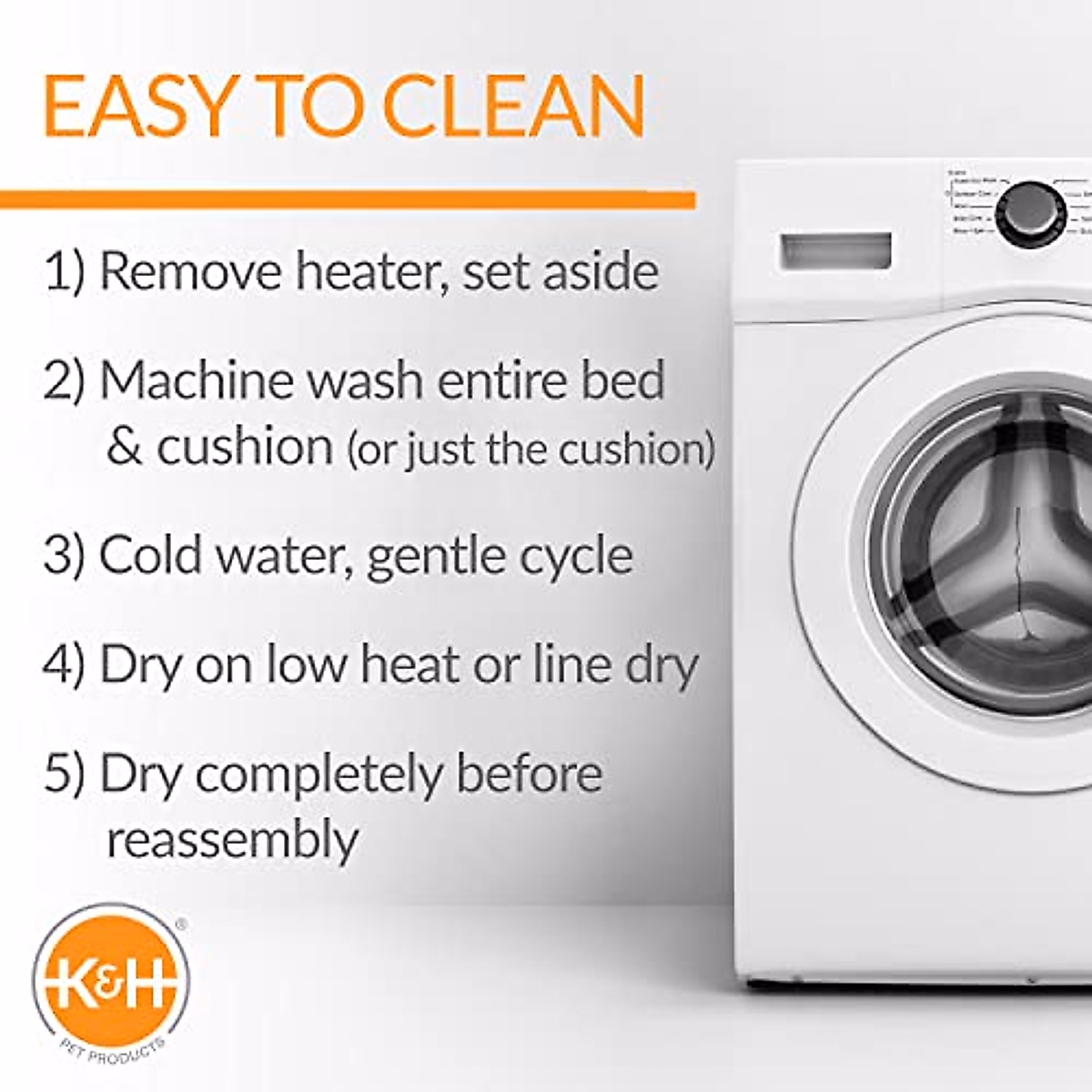 K&H PET PRODUCTS Thermo-Pet Nest Heated Cat Bed for Indoor Cats & Kittens, 2-in-1 Heated Cat Cave & Cuddler, Gray, Small 18 X 15 Inches