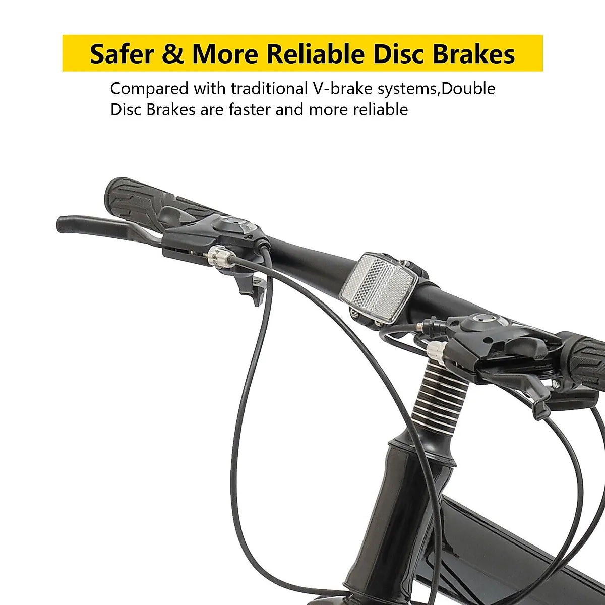 TBVECHI Folding Bike, 21 Speed 26 Inch Folding Mountain Bikes for Women and Men with Double Disc Brakes, High-Carbon Steel Frame, Adjustable Height, Load Capacity 330.69lbs