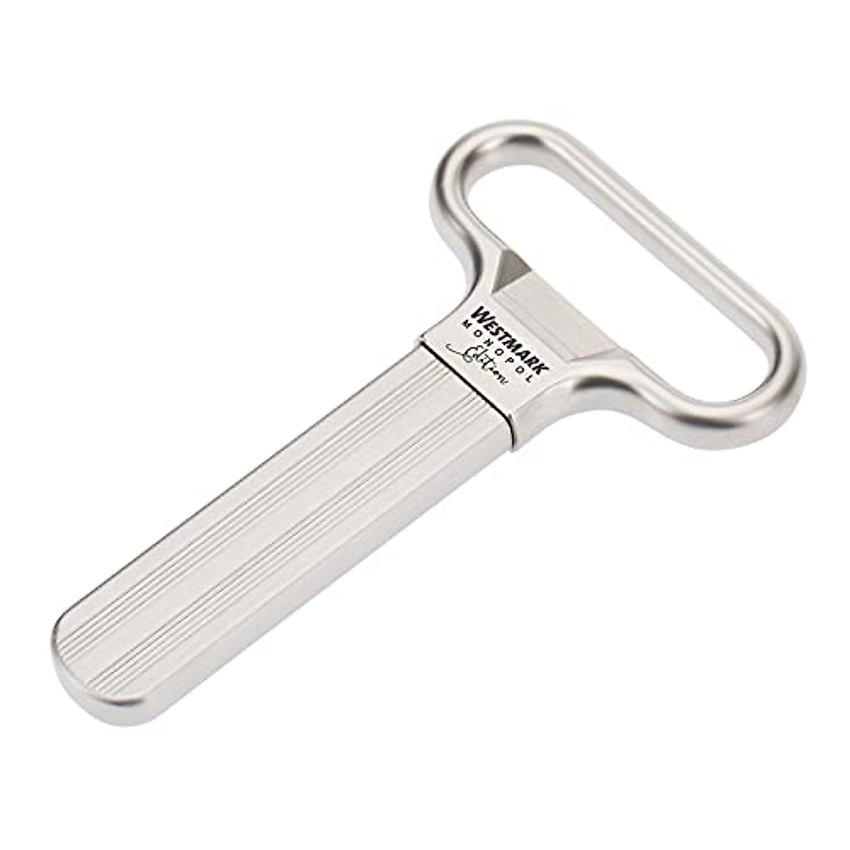 Monopol Westmark Germany Steel Two-Prong Cork Puller with Cover (Silver Satin)