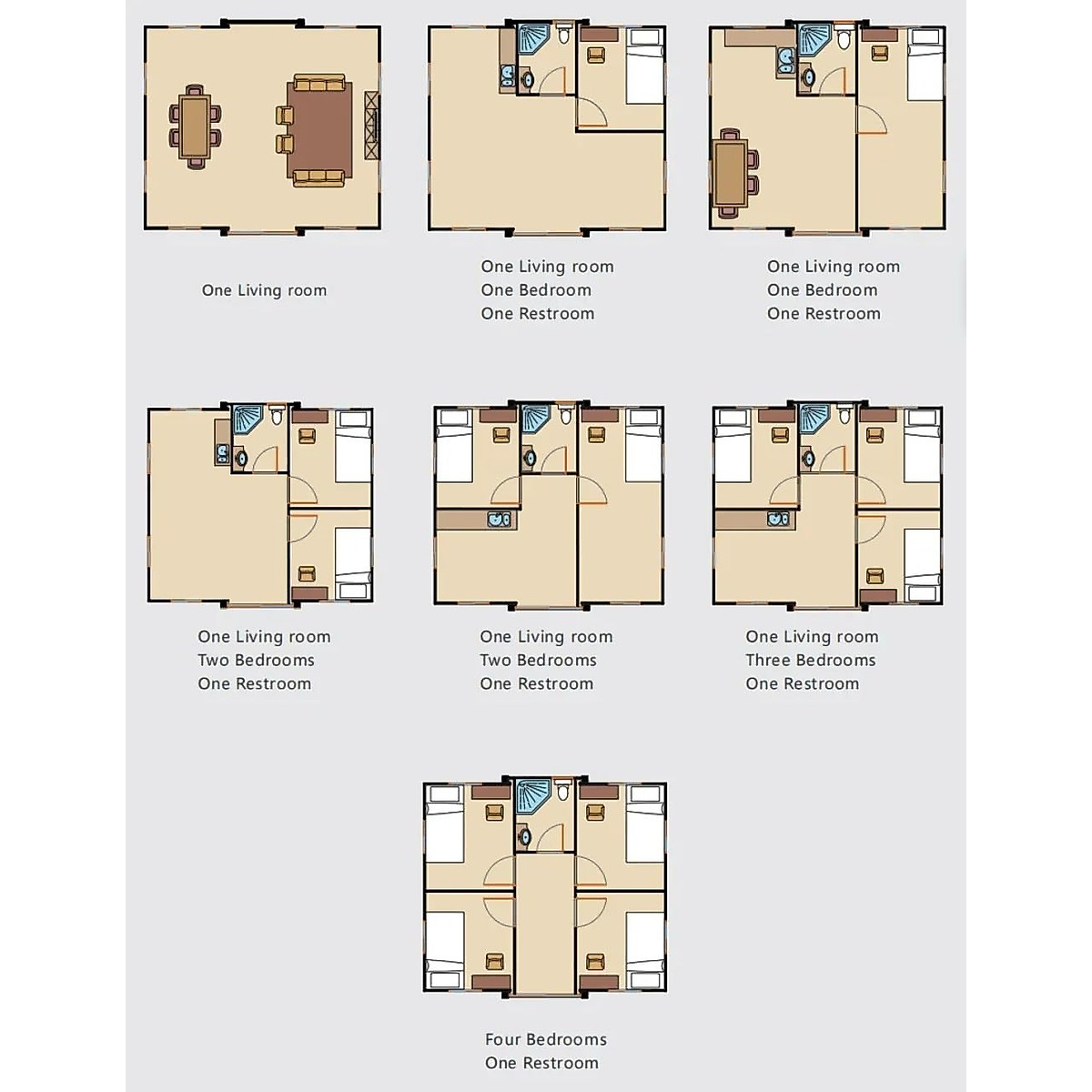 Environment Easy Install Portable Tiny Expandable Container House