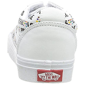Vans Unisex Ward Pride Platform Sneaker - White 8