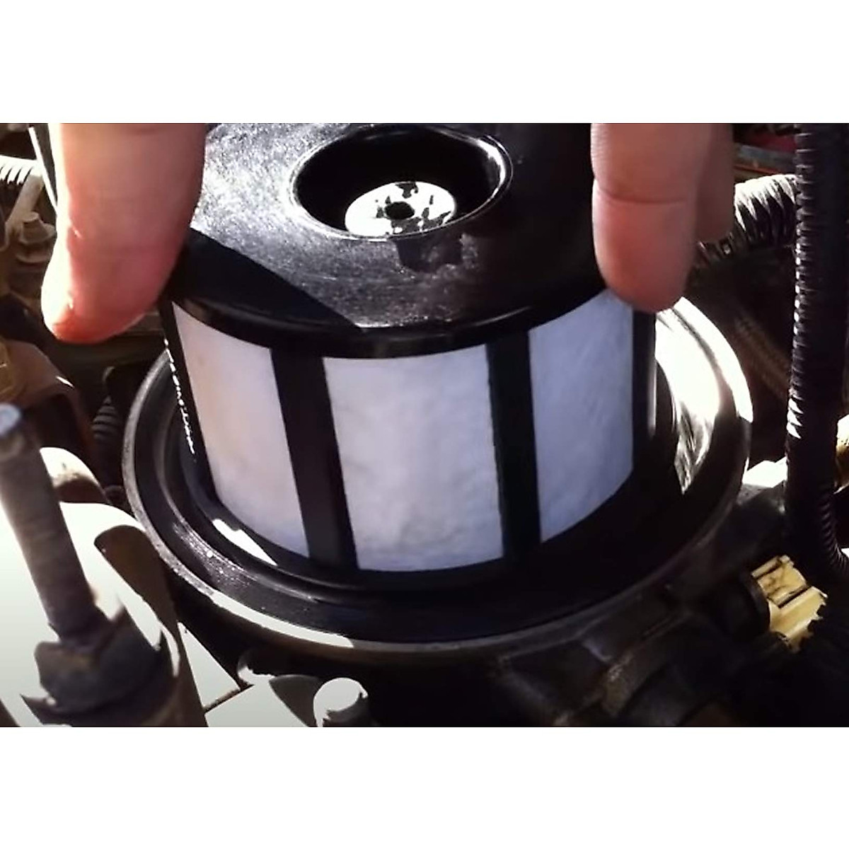 iFJF FD-4596 Fuel Filter Element Replacement for 7.3L Powerstroke V8 E350 E450 E550 2003 F250 F350 F450 F550 Super Duty 1999-2003 10 Micron Replaces F81Z9N184AA(Set of 3)