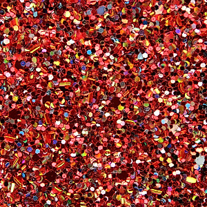 MYS Collection RIAH FASHION Rainbow Glitter Zip Around Wallet - Sparkly Confetti Single Zipper Clutch Purse with Card Slots (Rainbow - Red)