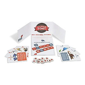 A Little Wordy by Exploding Kittens - 2 Players - Ages 10+ - 15 Minutes to Play - Letter Tile Word Game - Couples Game, Date Night Game, Adult and Teen Board Game