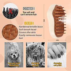 Steam Brush for Cats, 3 In 1 Cat Steamy Brush, New Upgraded Silicone Self-Cleaning Spray Cat Brush for Shedding, Pet Steam Brush, Dog Steam Brush, Pet Hair Cleaning Brush for Cat Dog