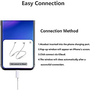 Headphones Earbuds Wired Earphones with Built-in Microphone and Volume Control, Compatible with iPhone 12/11 Pro Max/Xs Max/XR/X/7/8 Plus