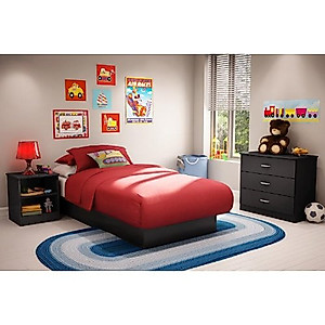 South Shore Libra Open 2-Shelf Nightstand, Pure White