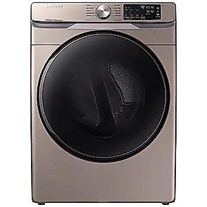 Samsung DVE45R6100C 7.5 cu. ft. Electric Steam SanitizePlus Dryer - Champagne