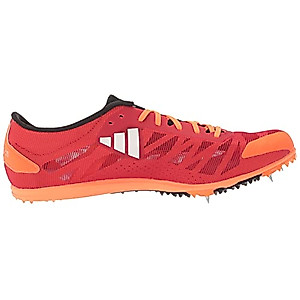 adidas Unisex Adizero XCS Track and Field Shoe, Vivid Red/White/Beam Orange, 13 US Men