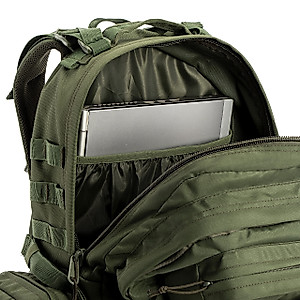 Tripole 45 Ltrs Backpack With Sling Bag Attachment (Alfa_Army Green)