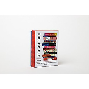 Bibliophile Notes: 20 Different Notecards & Envelopes (Bookish Gifts, Literary Stationery by Jane Mount)