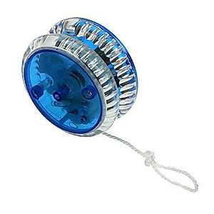 Yoyo Kids Magic Yoyo Professional Yoyo 1.57x2.36 Inch Led Plastic Trick Yoyo Cartoon Responsive Yoyo Portable Yoyo for Kids Adults Blue