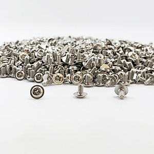 Bfenown 100 pcs M3x5 Silver Round Head PC Mounting Computer Screws Computer Case Fixed Motherboard Screw