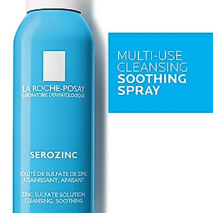 La Roche-Posay Serozinc Face Toner for Oily Skin with Zinc, Mattifying Face Spray and Acne Toner to Reduce Shine for Oil Control, Alcohol Free Face Mist for Acne Prone Skin, 5 Fl Oz (Pack of 1)