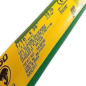 KISWEL ER70S-6 Mild Steel TIG Welding Filler Rods 1/16" x 36" 2LBS