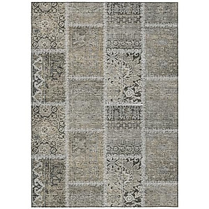 Addison Rugs Chantille ACN635 Taupe 9' x 12' Indoor Outdoor Area Rug, Easy Clean, Machine Washable, Non Shedding, Bedroom, Living Room, Dining Room, Kitchen, Patio Rug