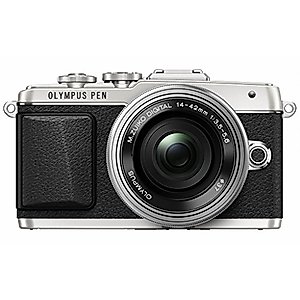 Olympus E-PL7 16MP Mirrorless Digital Camera with 3-Inch LCD with 14-42mm EZ Lens (Silver)