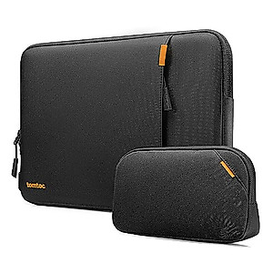 tomtoc 360 Protective Laptop Sleeve for 13-inch MacBook Air M2/A2681 M1/A2337 2022-2018, MacBook Pro M2/A2686 M1/A2338 2022-2016, Water-Resistant Shockproof MacBook Case Bag with Accessory Pouch