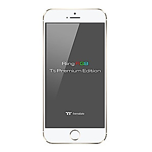 Thermaltake CL-F054-PL12SW-A Riing Plus 12 LED RGB Radiator Fan - Black (Pack of 5)