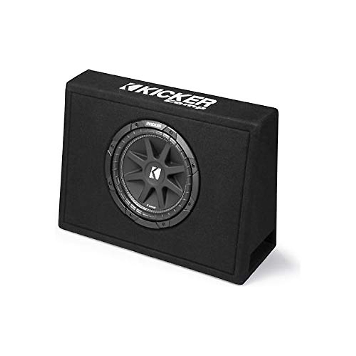 Kicker Bundle Compatible with Universal Truck (2) 43CT104 Car Audio Single 10" Loaded Sub Box Enclosure with Harmony HA-A400.1 Amplifier and Amp Wiring Kit