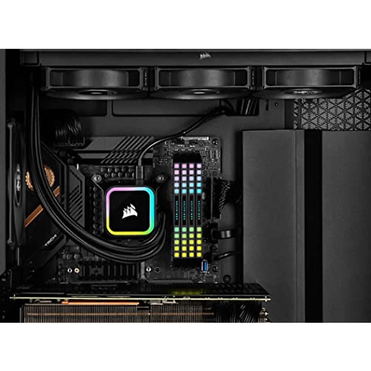 Corsair AF120 Elite, High-Performance 120mm PWM Fluid Dynamic Bearing Fan with AirGuide Technology (Low-Noise, Zero RPM Mode Support) Single Pack - Black