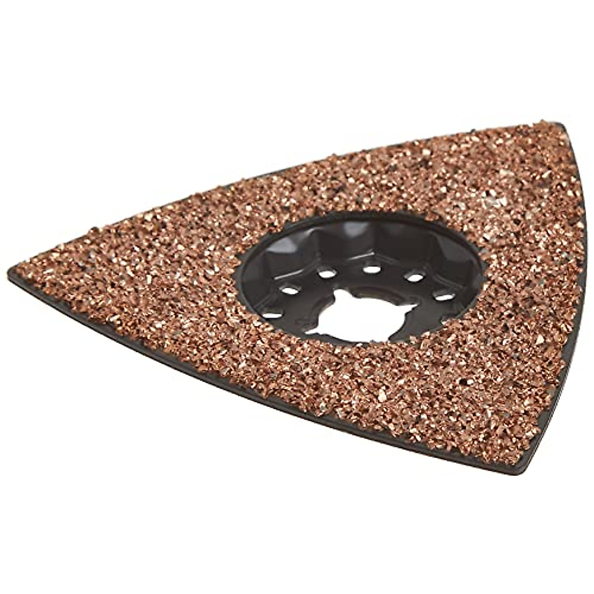 BOSCH OSL300CR 1-Piece 3 In. Starlock Oscillating Multi Tool Grout & Abrasive Carbide Grit Delta Rasp for Applications in Thinset Removal