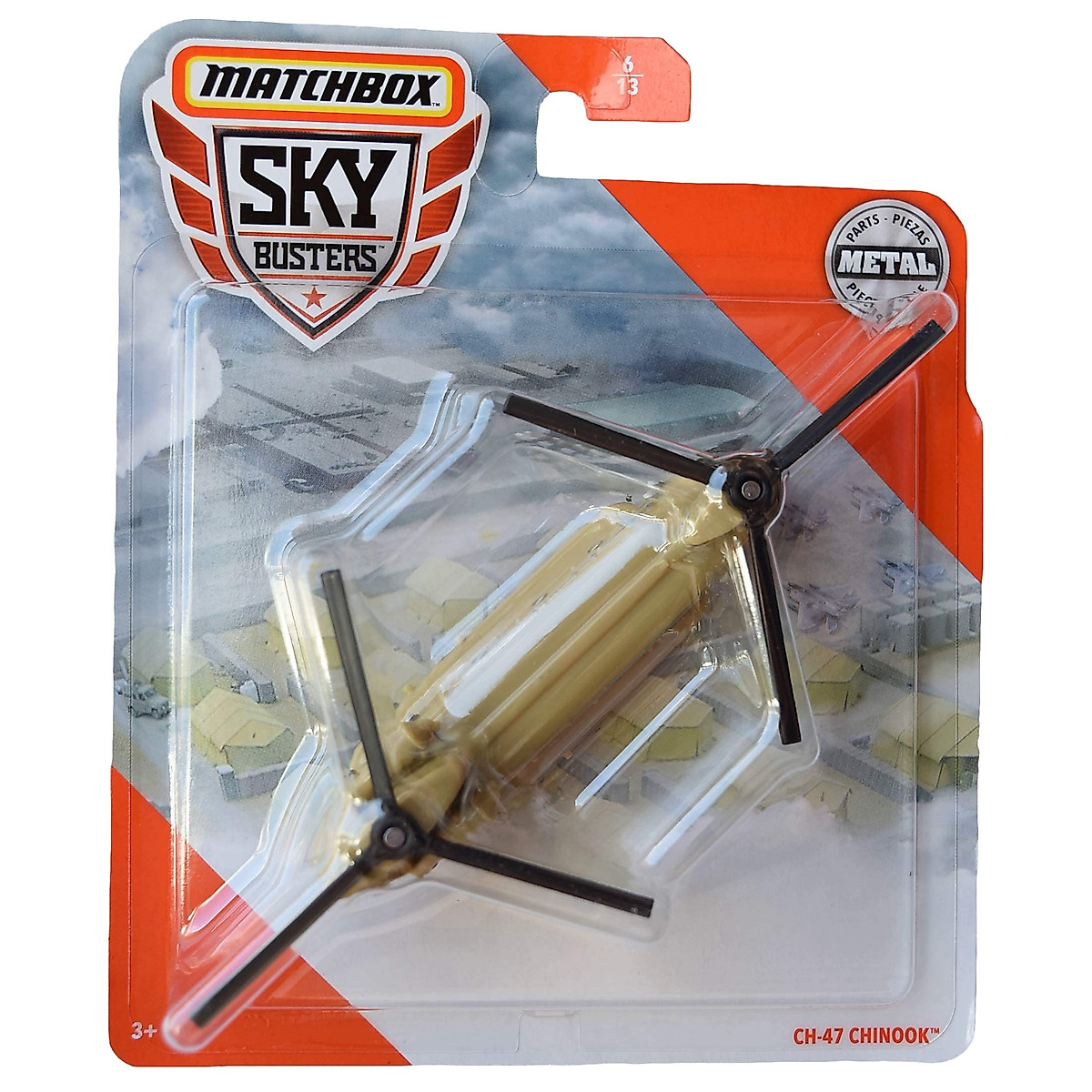 Matchbox CH 47 Chinook, [tan] Sky Busters 6/13