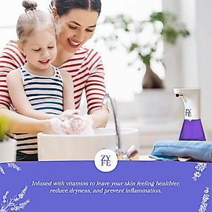 ZYFE Liquid Hand Soap Refills - Non-Toxic, Plant-Derived Vitamin Hand Soap with Essential Oils - Kitchen Hand Soap Refill & Bathroom Essentials Handsoap Hand Wash - Hush Lavender Scent, 64oz