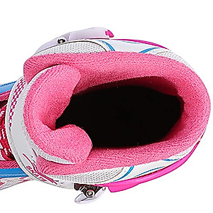 Hikole Kids Roller Skates for Girls and Boys, Toddler Skates with 4 Adjustable Size - Safe and Durable Quad Skates for Beginners,Perfect for Outdoor & Indoor Use