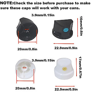 Spray Paint Caps, Spray Paint Nozzles,spray paint nozzle tips, Assorted 10-Pack (10)