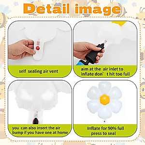 Bee Balloon Arch Kit Decorations - Bee Party Decorations with Bee Shaped Balloons Daisy Balloons Sunflower Balloon for Bee Themed Wall Decor Gender Reveal Baby Shower Birthday Party Supplies