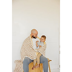 Copper Pearl Jumbo Premium Knit 3 Layer Stretchy Throw Blanket Vance