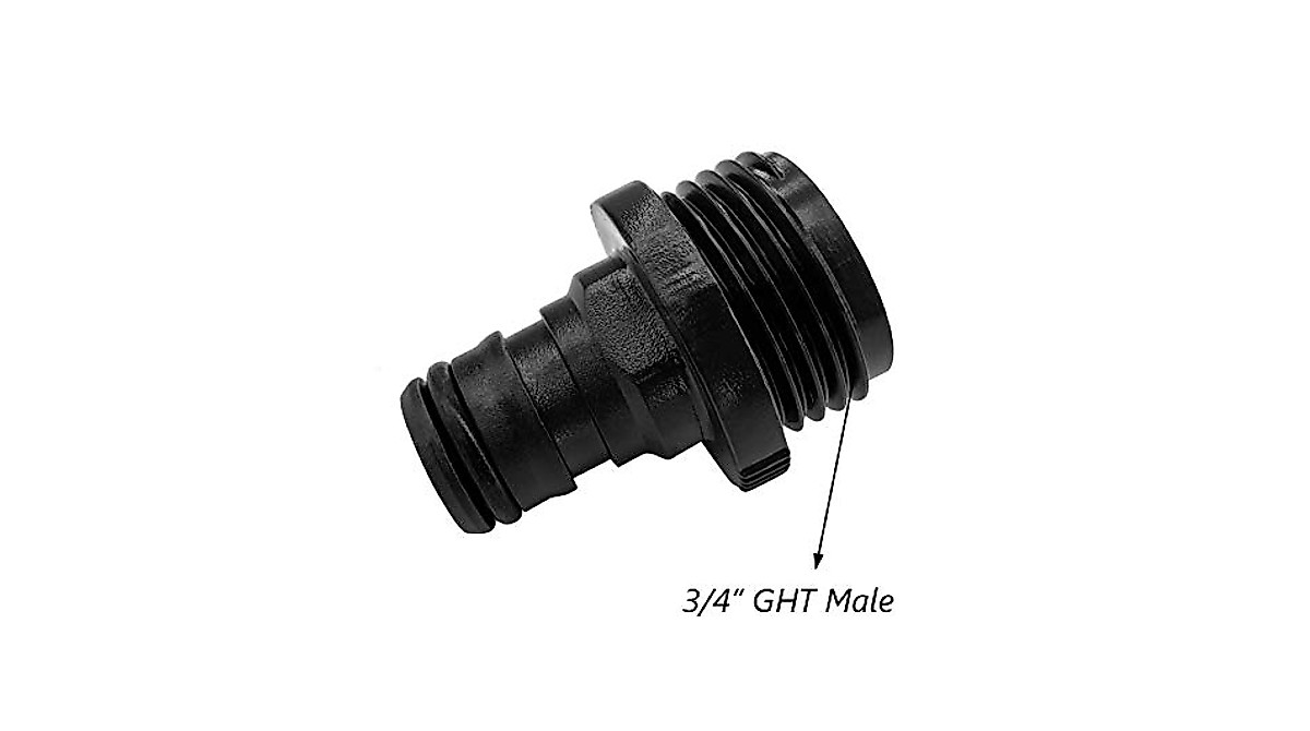 10-Pack Garden Hose Quick Connects - Easy 3/4" GHT Adapters