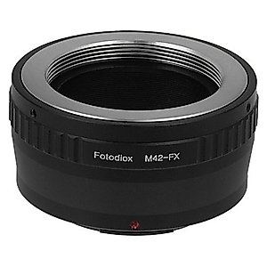 Fotodiox Lens Mount Adapter Compatible with M42 Screw Mount SLR Lens on Fuji X-Mount Cameras