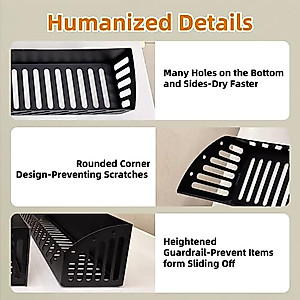 NAFCOOL Magnetic Spice Fridge Rack Shelf Organizer for Refrigerator, 4 Packs Moveable Magnetic Seasoning Organizer Shelves Kitchen Gadgets for Refrigerator Microwave Oven Coffee Maker Washer