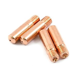 Forney 60172 Contact Tip For Mig Welding, Tweco Binzel or Clarke, .035, 4-Pack,Copper, 0.035