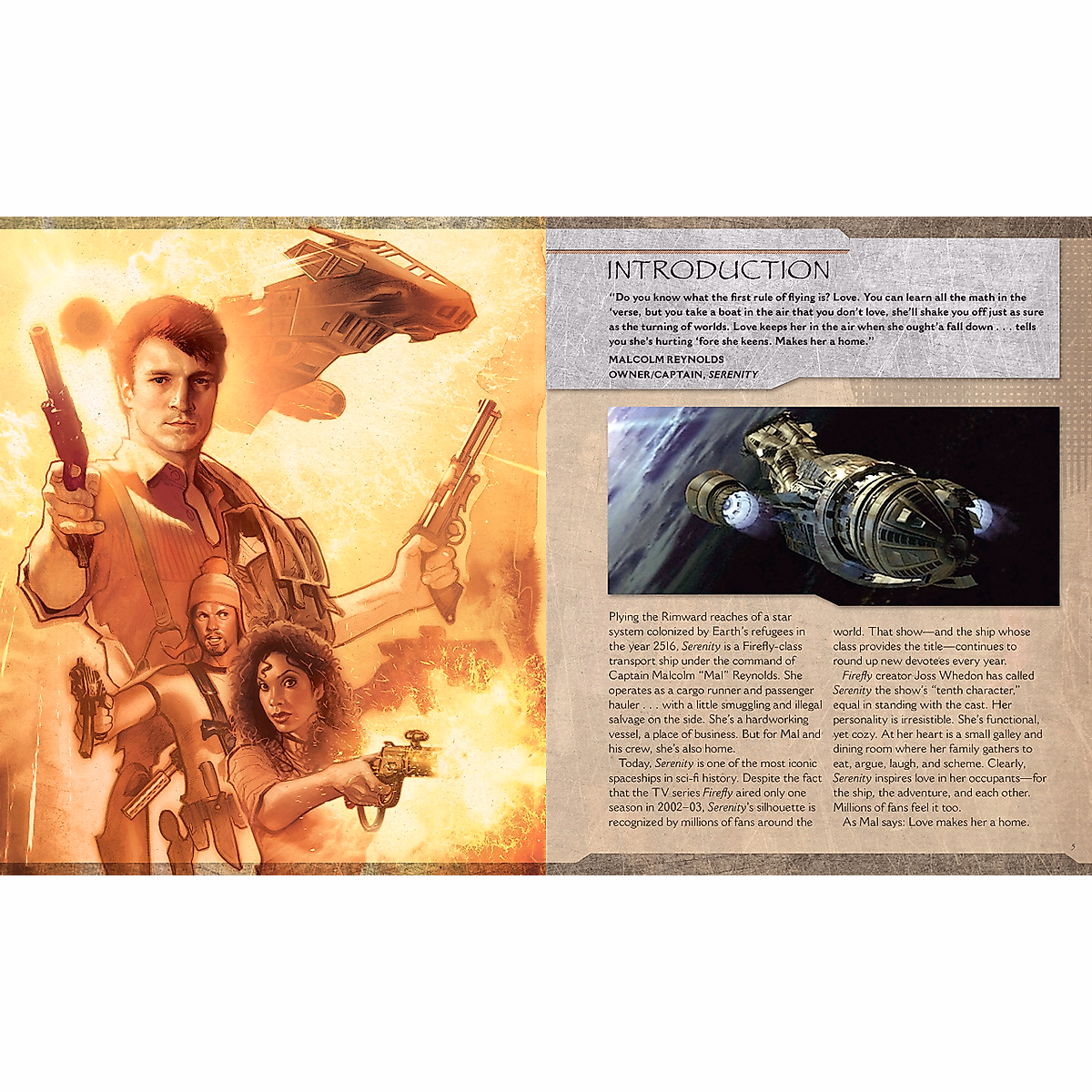 Incredibuilds Firefly Serenity 3D Wood Puzzle & Model Figure Kit (157 Pcs) - Build & Paint Your Own 3-D Movie Toy - Holiday Educational Gift for Kids & Adults, No Glue Required, 12+ 