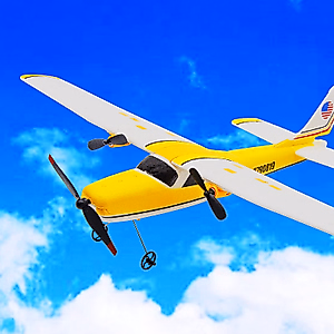 LBKR Tech RC Plane,Remote Control Airplane Ready to Fly,RC Airplane Builting in 6-Axis Gyro,Easy to Fly Remote Control Plane for Kids Boys Beginner Adults Girls